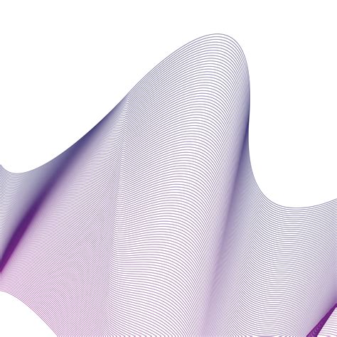 Gradient Wave Line 21462646 Png