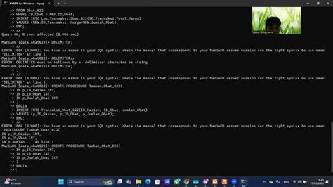 Video Implementasi Tugas 2 Stored Procedure Trigger And Dcl Youtube