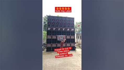 Solid Ang Lakas Ni Clg Disco Mobile Classa Mobile Youtube