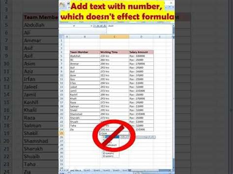 Excel Combine Text With Number To Apply Formula Excelshorts Excel Tutorials Excel How To Apply