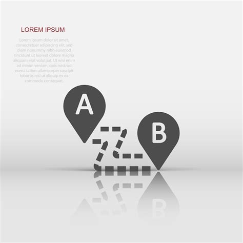 Premium Vector Map Pin Icon In Flat Style Gps Navigation Vector Illustration On White Isolated