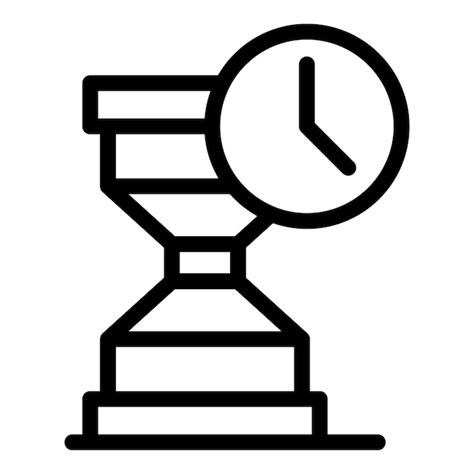 Premium Vector Timer Hourglass Icon Outline Vector Duration Time Date General