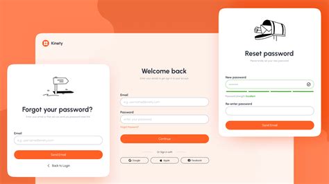 Password Reset Flow Web Template In 2025 Web Template Creative App Design Passwords