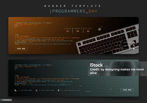 프로그래머의 날 디자인을위한 그라디언트 배경의 키보드 디자인이있는 배너 템플릿 나무 기둥에 대한 스톡 벡터 아트 및 기타 이미지 나무 기둥 소셜 네트워킹 웹 배너
