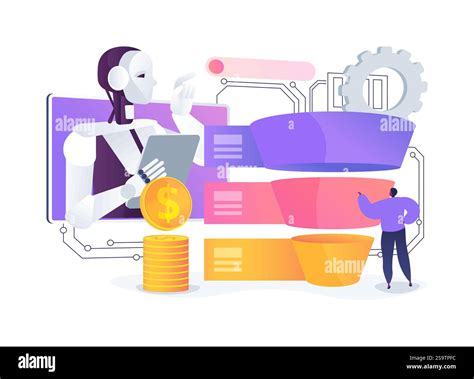 Ai Powered Sales Pipeline Management Abstract Concept Vector