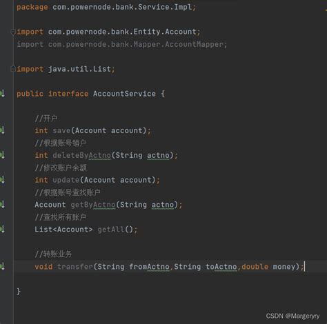 Spring集成mybatis实现简单银行转账业务（包括增删改查操作）在spring框架中整合mybatis框架完成银行账户的基本操作以及
