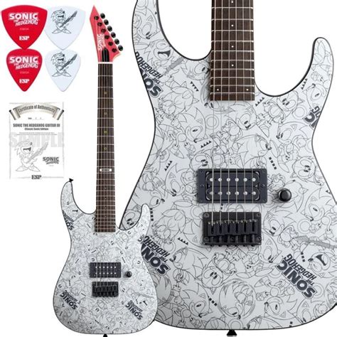 Esp×sonic Sonic The Hedgehog Guitar Iii Classic Sonic Edition In