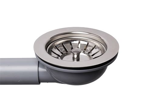 Space Saving Two Bowl Water Trap Manual Telescopic Rectangular Overflow