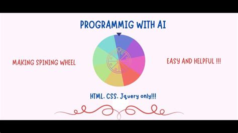 Spinning Wheel Html Css Javascript Jquery Chat Gpt Programming With Ai Youtube