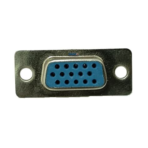 Conector DB15 Fêmea VGA Solda Fio 180º Ponto da Eletrônica