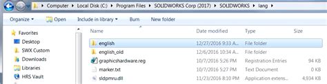 Change The SOLIDWORKS Language