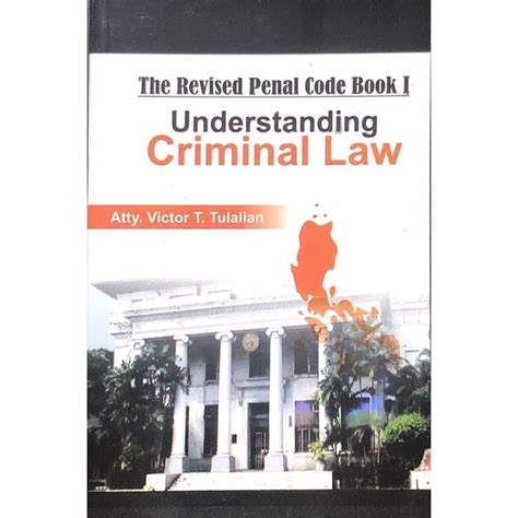 Revised Penal Code I Understanding Criminal Law Lazada Ph
