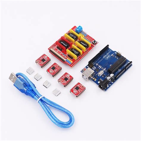 Cnc Shield V3 0 Expansion Board Kit Uno R3 Kunkune