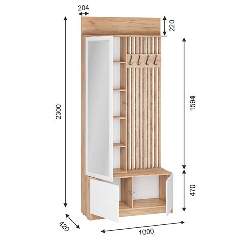 Купить Вешалка ВШ 1000 Стоуби в Ростове на Дону отличные цены на вешалки для прихожей