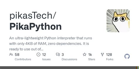 github pikastech pikapython an ultra lightweight python interpreter
