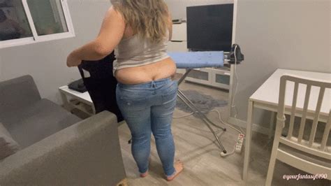 Butt Crack In Jeans While Ironing Your Fantasy Store Clips4sale