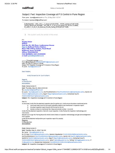 Welcome To Rediffmail Inbox Pdf