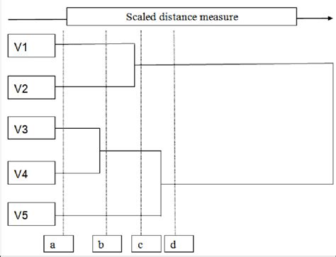 8 Hypothetical Example Showing Hierarchical Clustering Of Variables Download Scientific Diagram