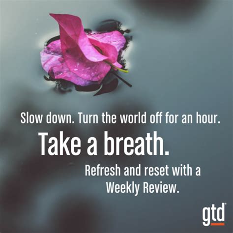 Refresh And Reset With The Weekly Review