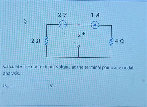 Solved یا Voc V O V A Calculate the Chegg