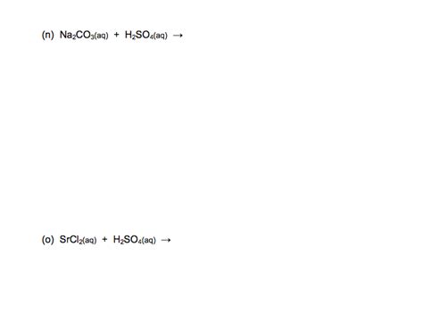 Solved A Balanced Chemical Equation Molecular Equation Chegg Com