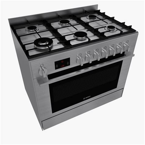 Bosch Range Cooker 3d Model 22 Fbx Max Obj Free3d