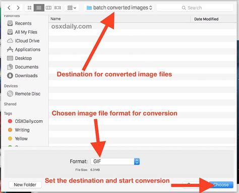 Batch Image Conversion In Mac Os X The Easy Way With Preview