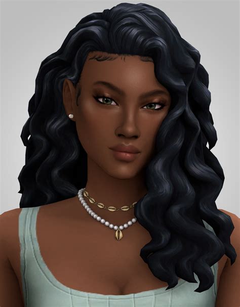 Aladdin The Simmer Raffaella Hair Base Game Emily Cc Finds