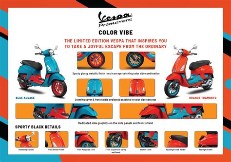 Introducing The First Ever Two Color Combination Of A Vespa Limited Edition Pt Piaggio