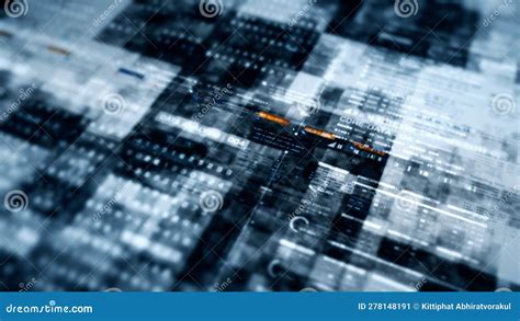 advance data matrix simulation ui background stock illustration