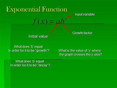 Exponential Function Equation