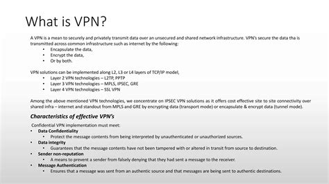 Ipsec Vpn Tunnel Pptx