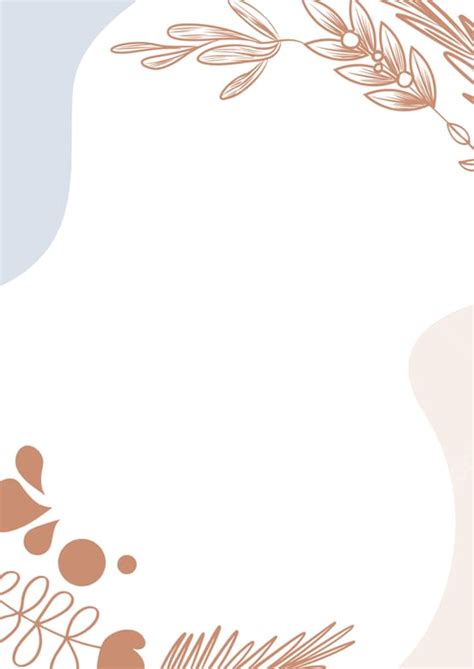 High End Fashion Page Border And Printable Background In Word Slidesdocs