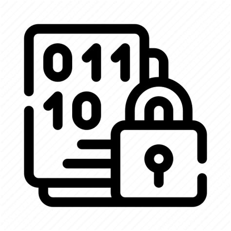 Data Encryption Security Protection Privacy Icon Download On