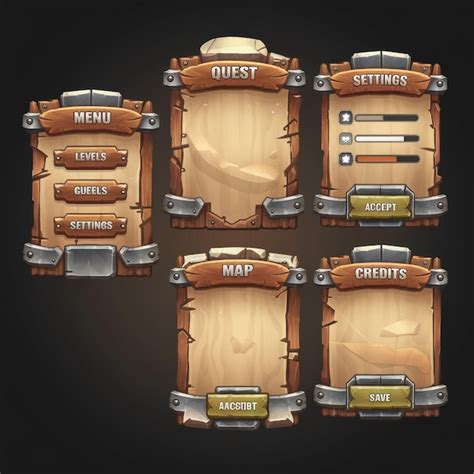 map game ui pictures freepik