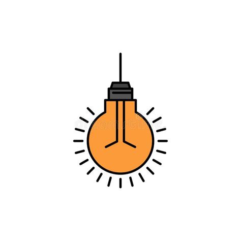 Light Bulb Idea Tips Suggestion Flat Color Icon Vector Icon Banner