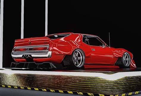 AMC Javelin AMX Red Devil Is A Restomod Citizen Autoevolution