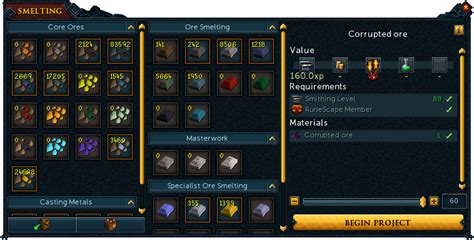 Runescape Mining Chart A Visual Reference Of Charts Chart Master