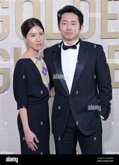 Beverly Hills California Usa 07th Jan 2024 Joana Pak And Steven