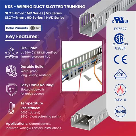 Kss Slotted Trunking Cable Management And Protection
