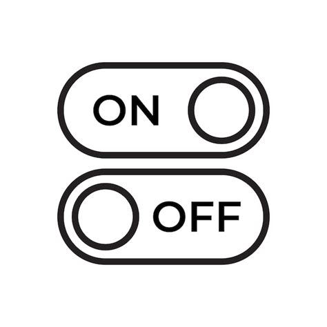 Premium Vector On Off Switch