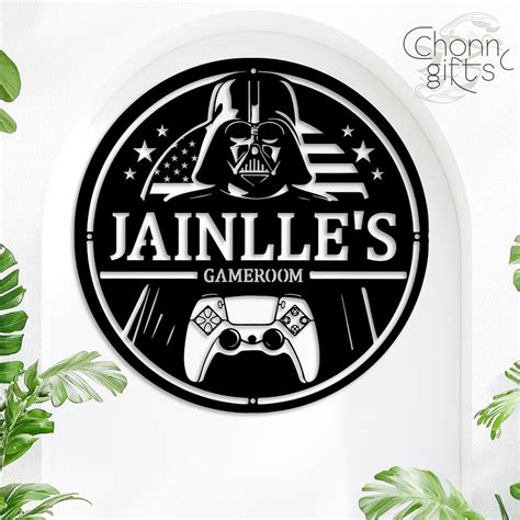 Custom Star Wars Darth Vader Game Room Metal Sign Sci Fi Themed