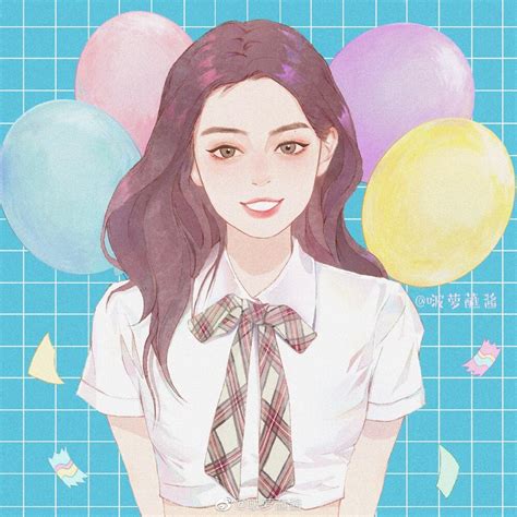 Jennie头像卡通 千图网
