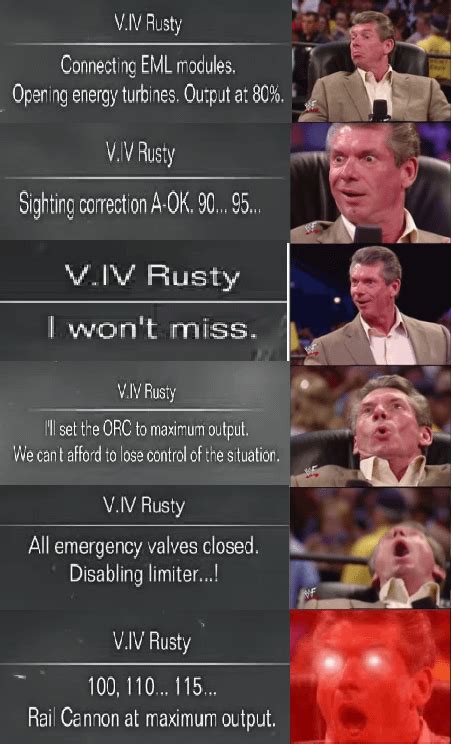 The Best V Iv Rusty Moment And My Overall Favourite Dialog Mission 27 Spoilers R Armoredcore