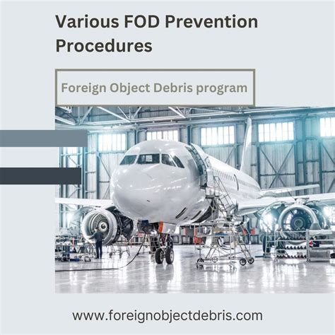 Various Fod Prevention Procedures Foreign Object Debris Medium