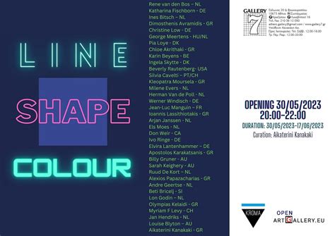 Line Shape Colour Gallery CURRENT Athens
