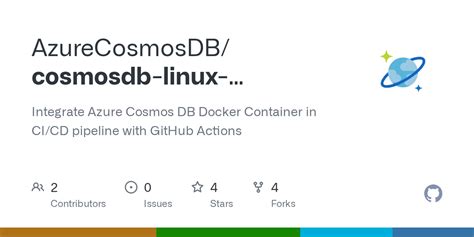 Github Azurecosmosdbcosmosdb Linux Emulator Github Actions