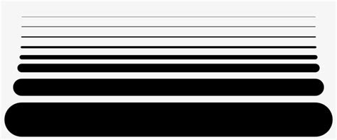 Different Lines With Doubling Their Width In Any Iteration Design Basics Line Length