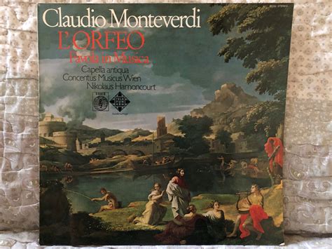 Claudio Monteverdi Lorfeo Favola In Musica Capella Antiqua