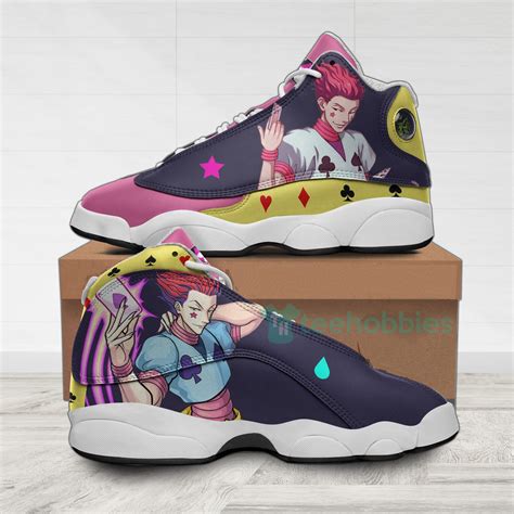 Hunter X Hunter Hisoka Pink Air Jordan 13 Shoes